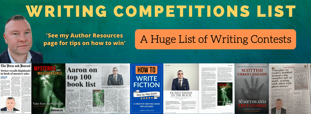 Writing Competitions List – Aaron Mullins